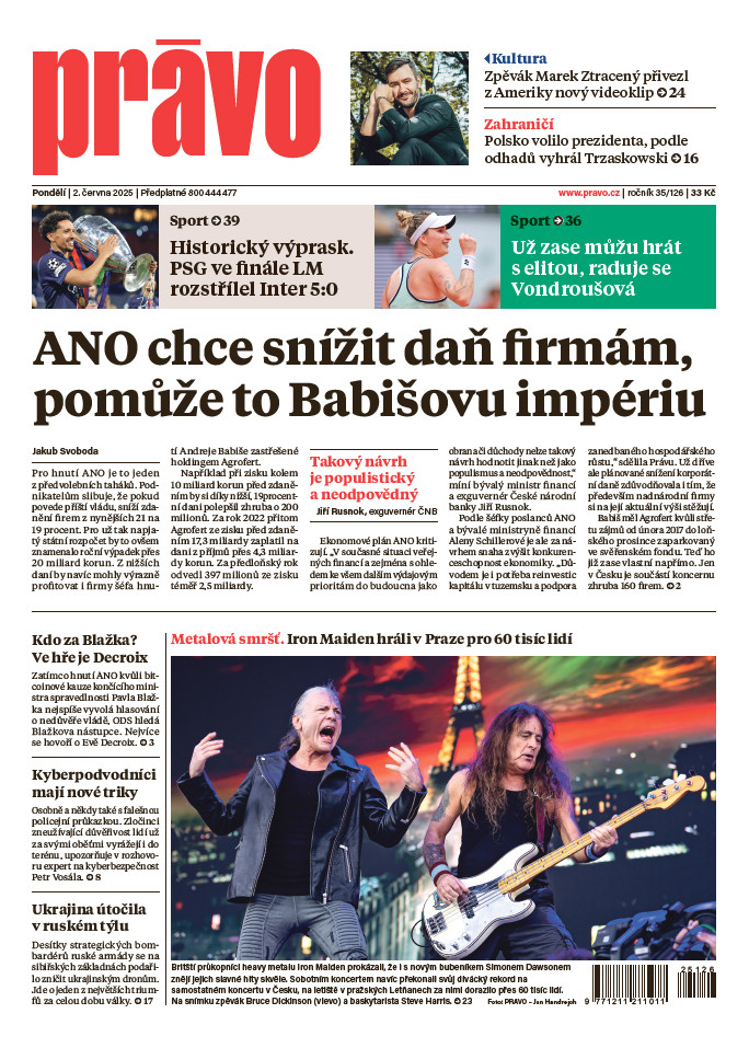 Právo předplatné - Noviny - Magaziny.cz