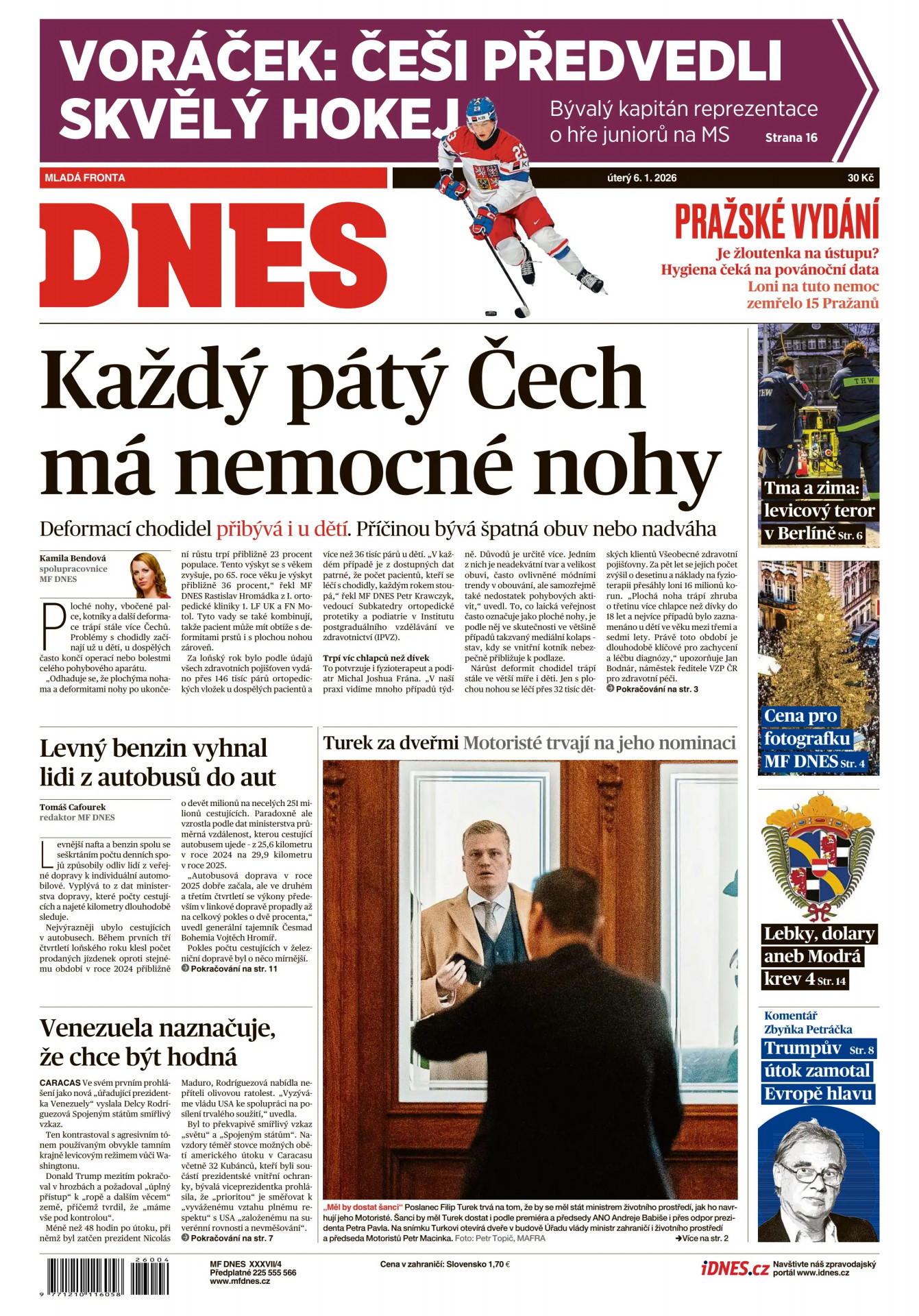 MF DNES (Mladá fronta DNES) předplatné – Noviny – Magaziny.cz