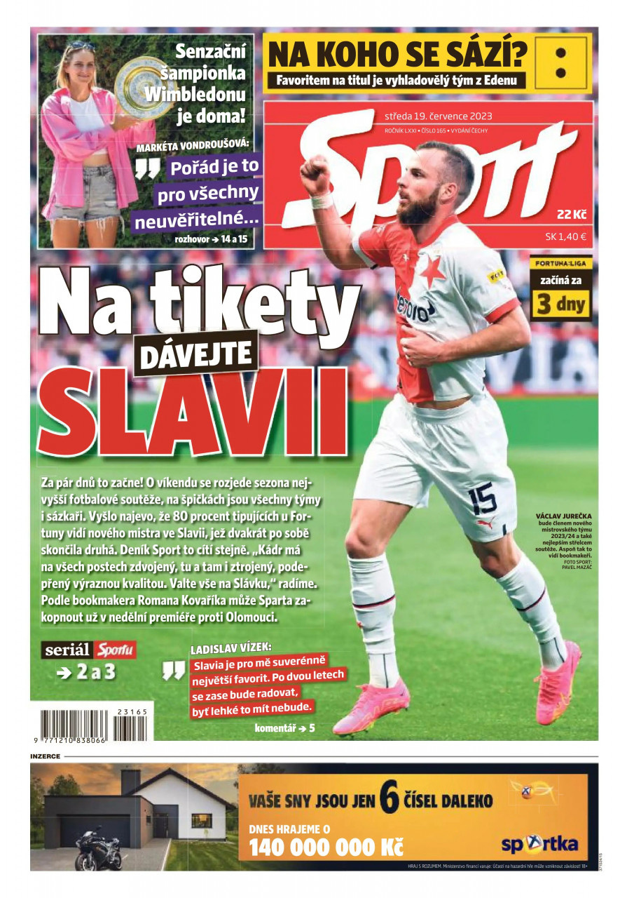 Sport předplatné - Noviny - Magaziny.cz