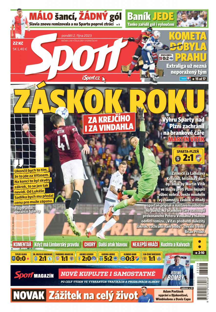 Sport předplatné - Noviny - Magaziny.cz