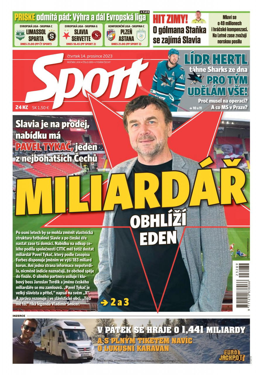 Sport předplatné - Noviny - Magaziny.cz