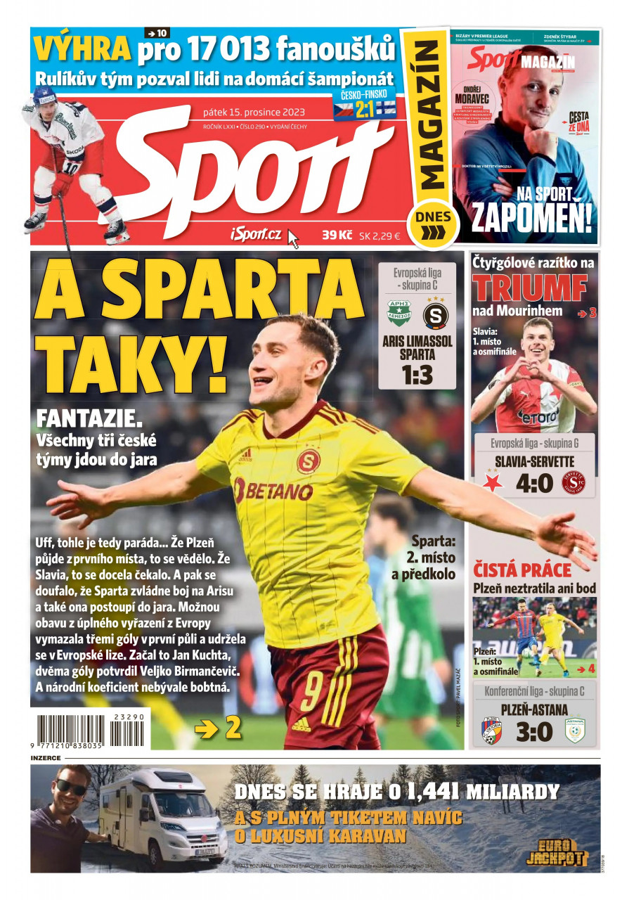 Sport předplatné - Noviny - Magaziny.cz