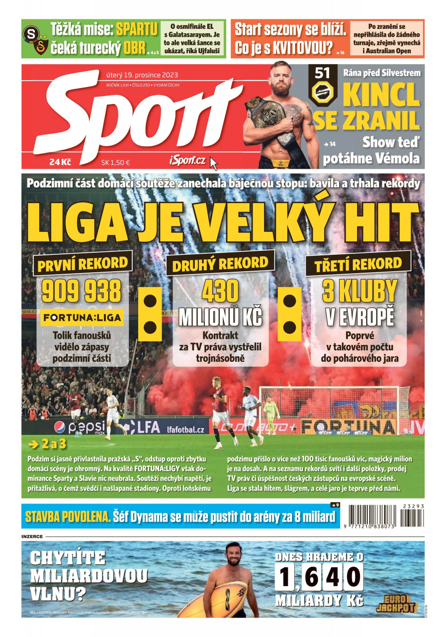 Sport předplatné - Noviny - Magaziny.cz