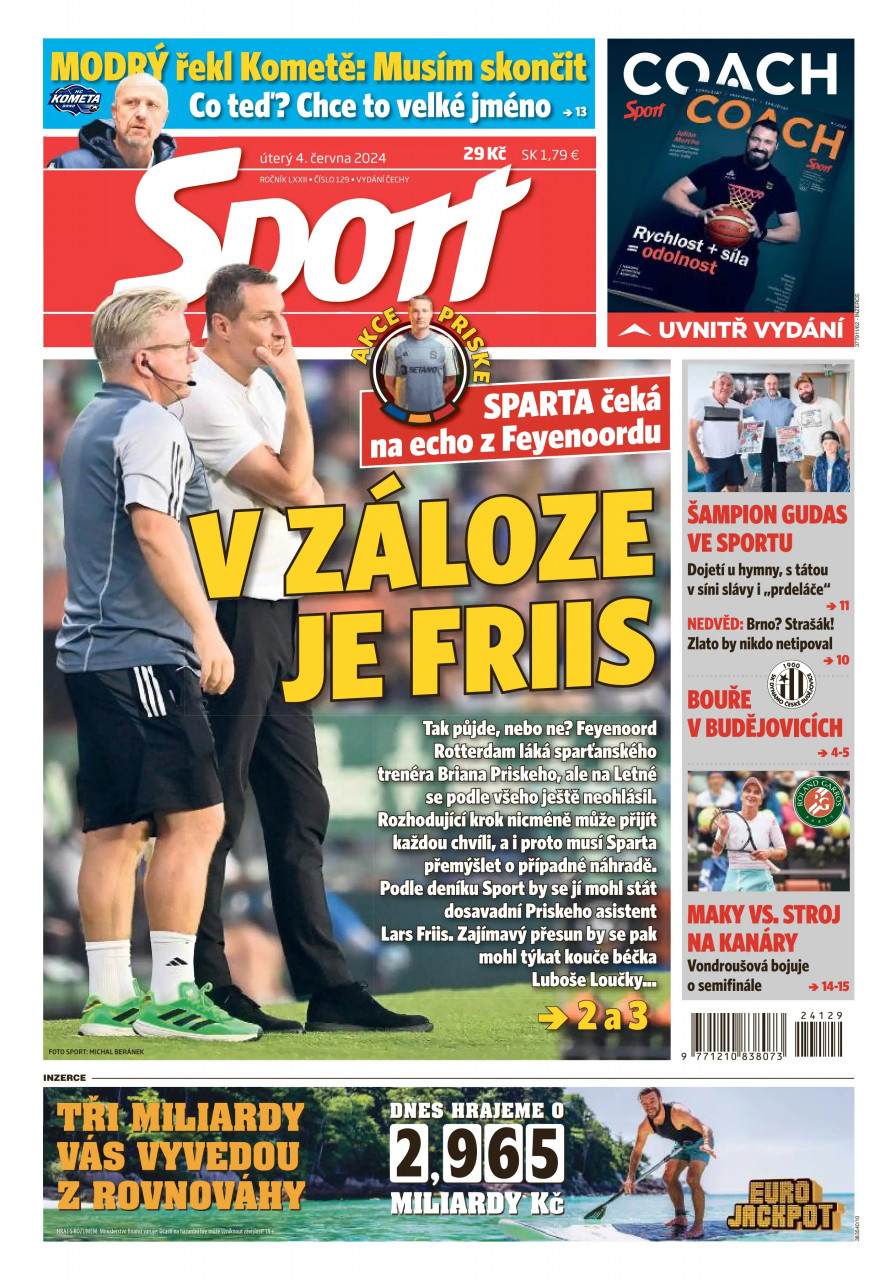 Sport předplatné - Noviny - Magaziny.cz