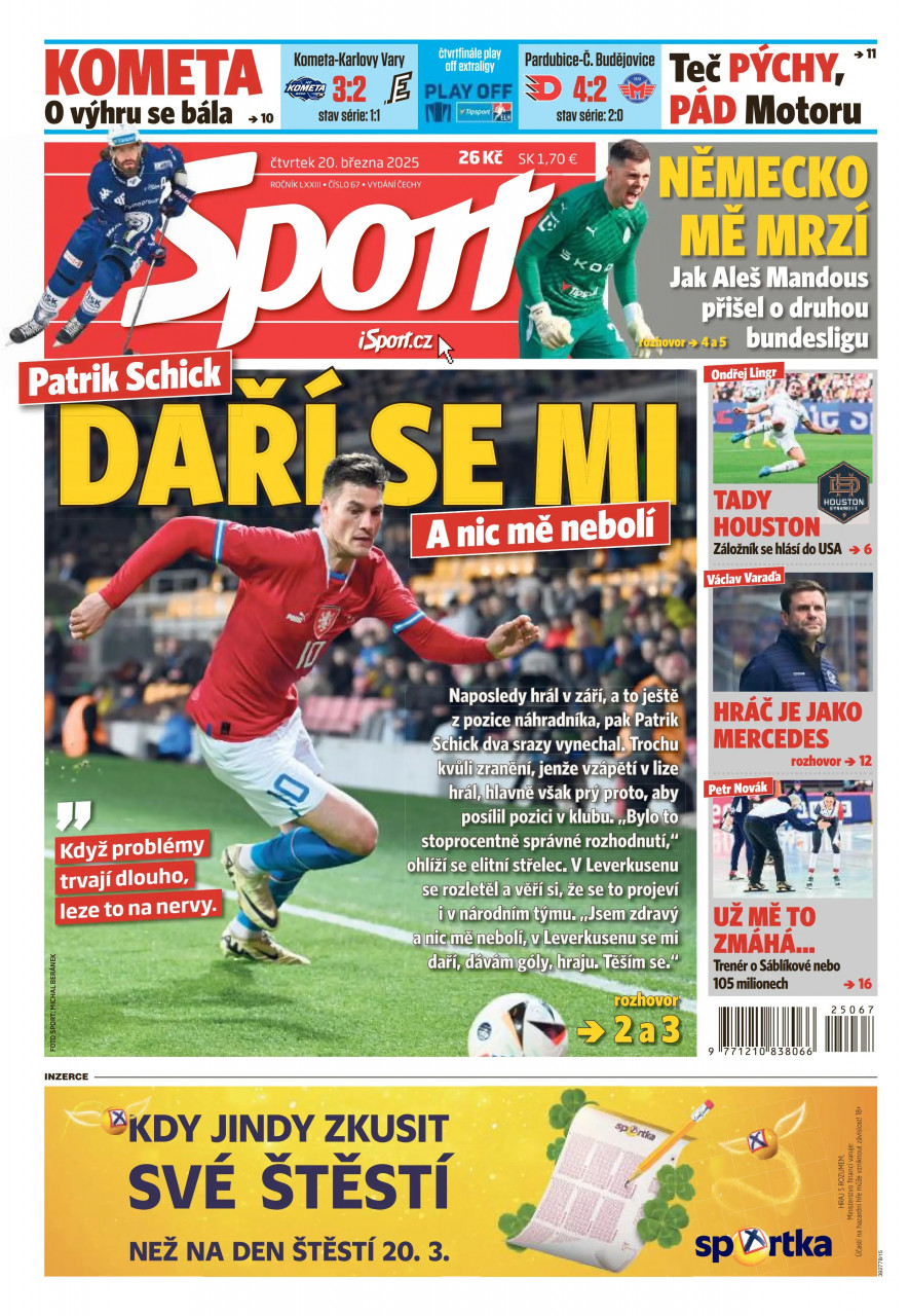 Sport předplatné - Noviny - Magaziny.cz