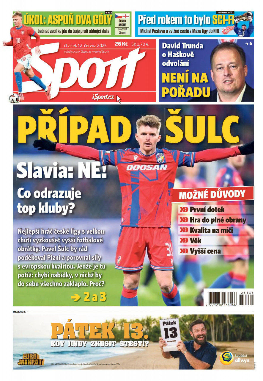 Sport předplatné - Noviny - Magaziny.cz