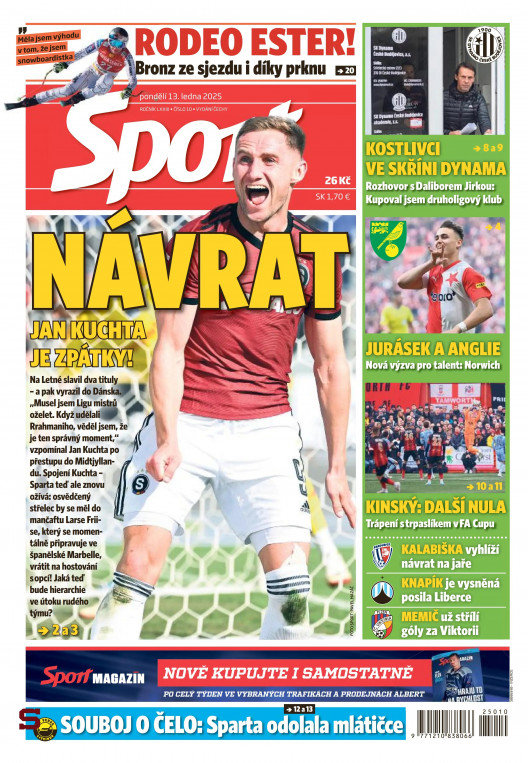 Sport předplatné - Noviny - Magaziny.cz