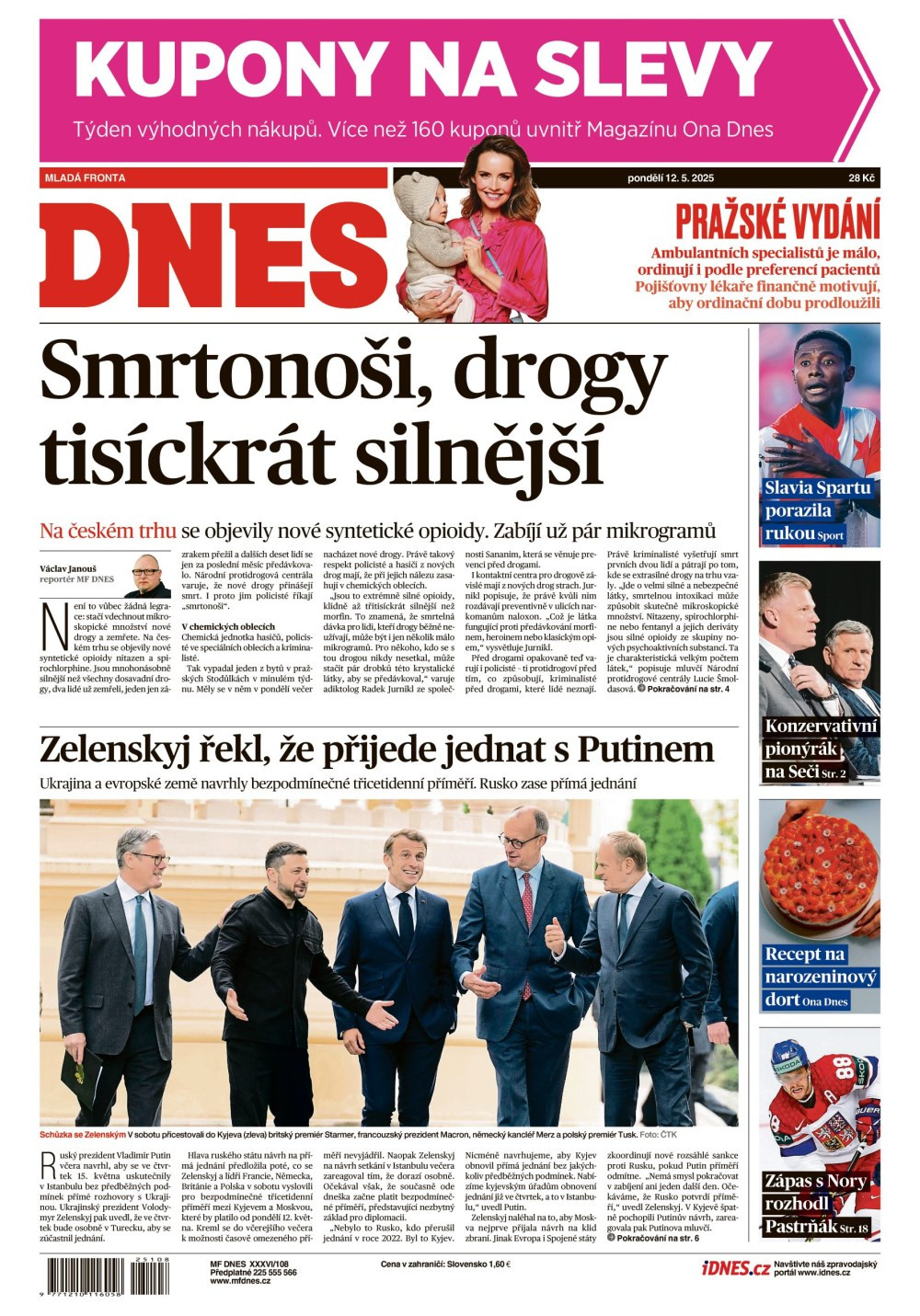 MF DNES (Mladá fronta DNES) předplatné – Noviny – Magaziny.cz