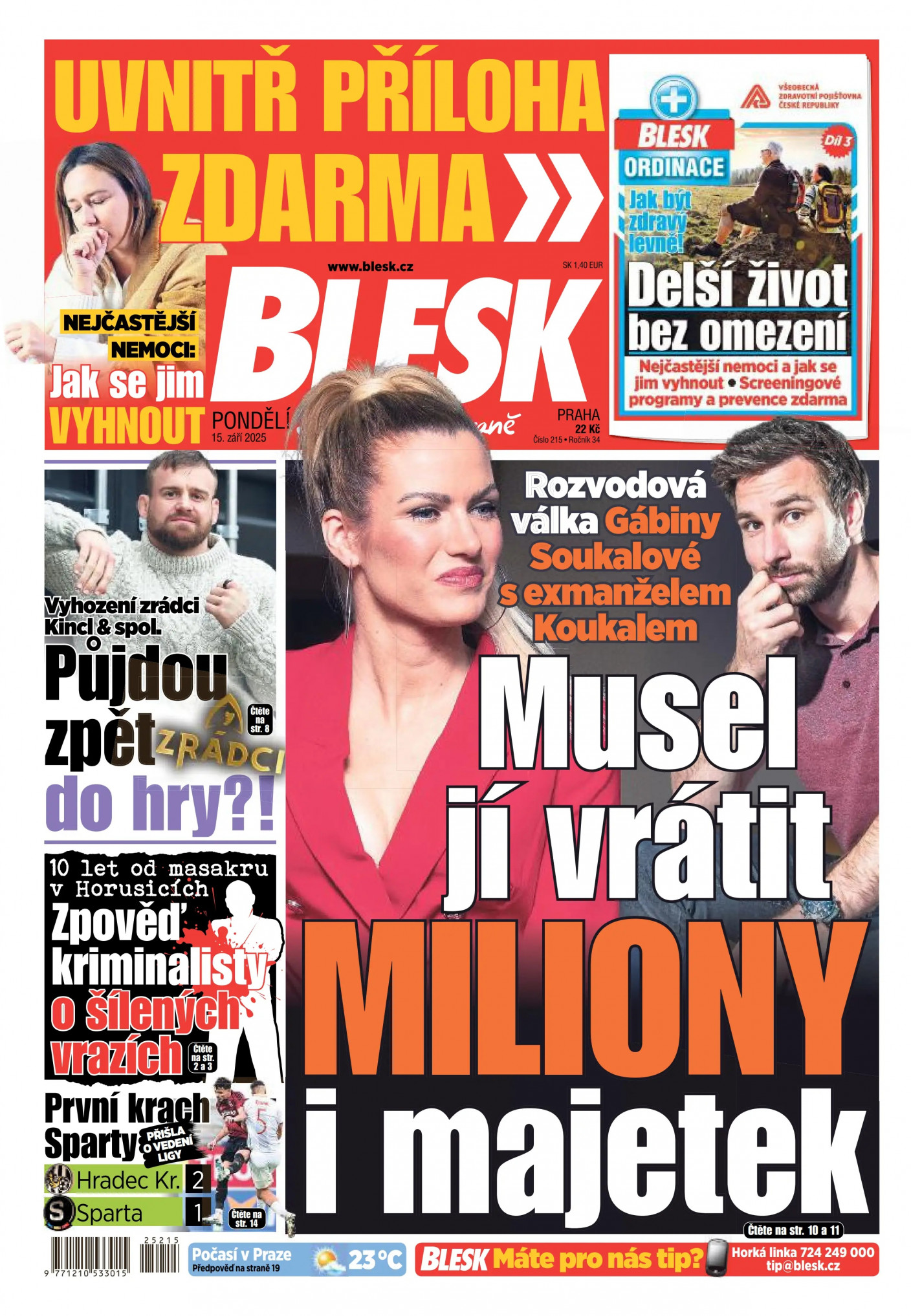 Blesk předplatné - Noviny - Magaziny.cz