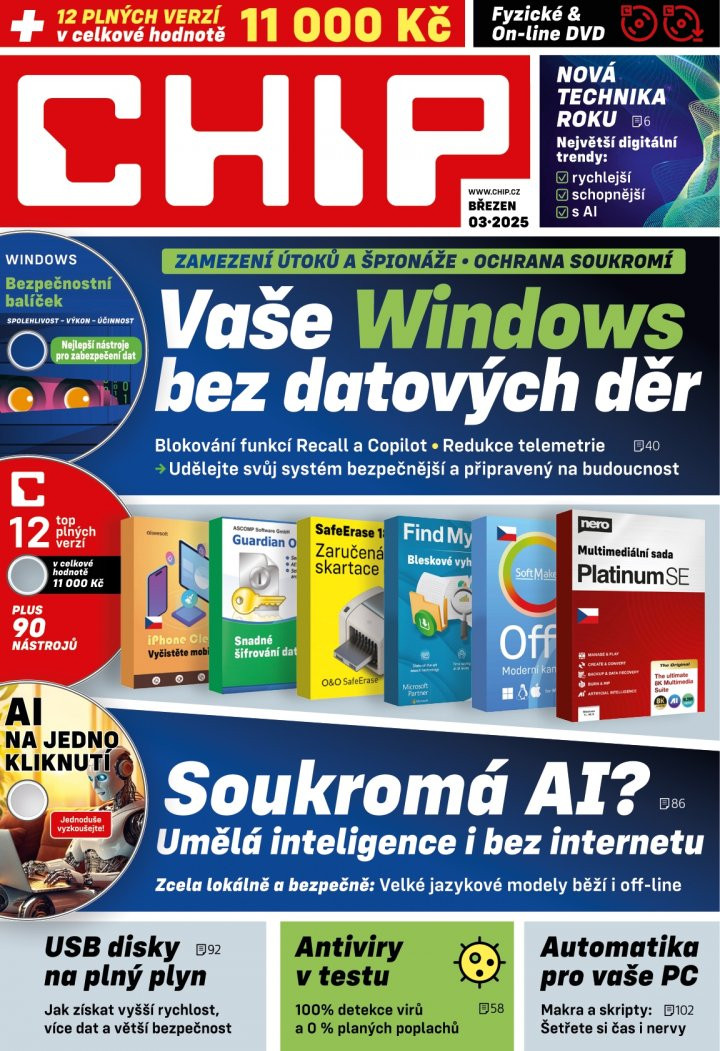 CHIP předplatné - Časopisy - Magaziny.cz