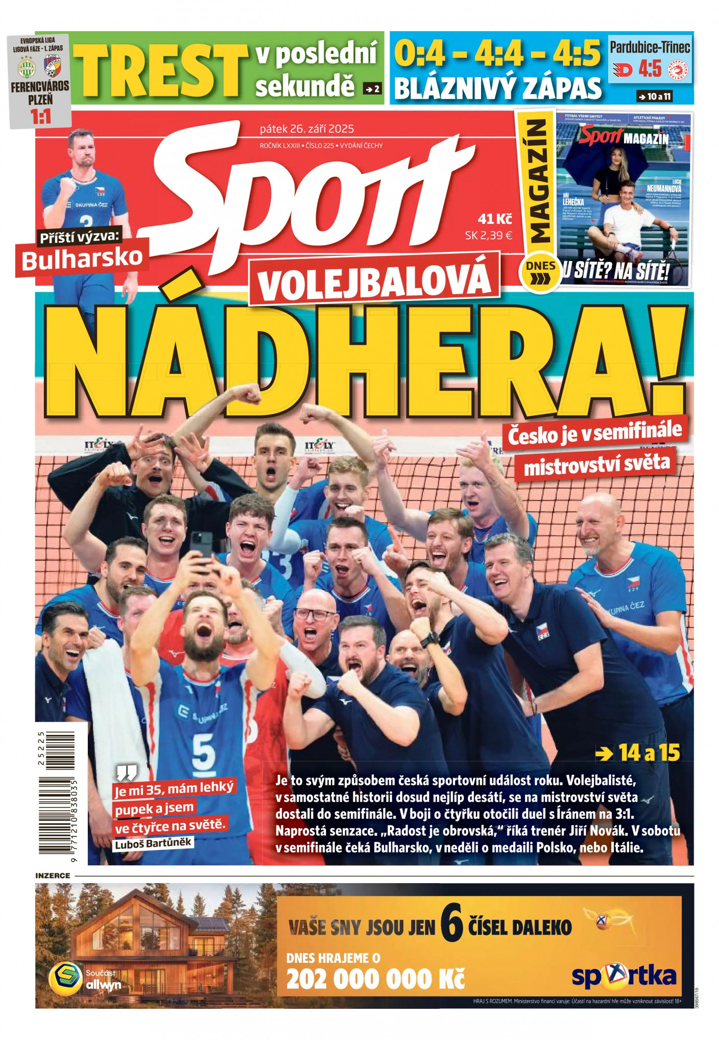 Sport předplatné - Noviny - Magaziny.cz