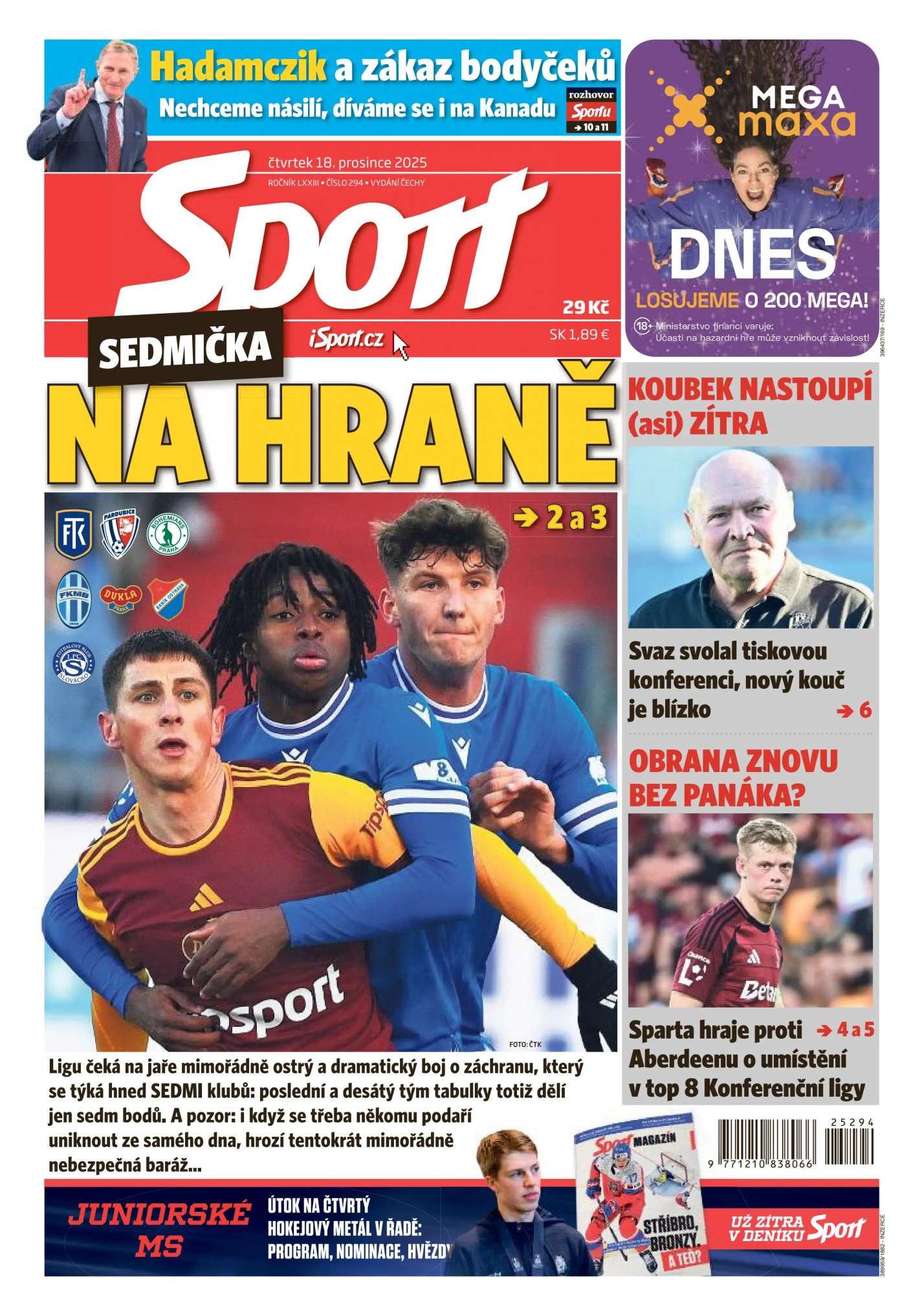 Sport předplatné - Noviny - Magaziny.cz