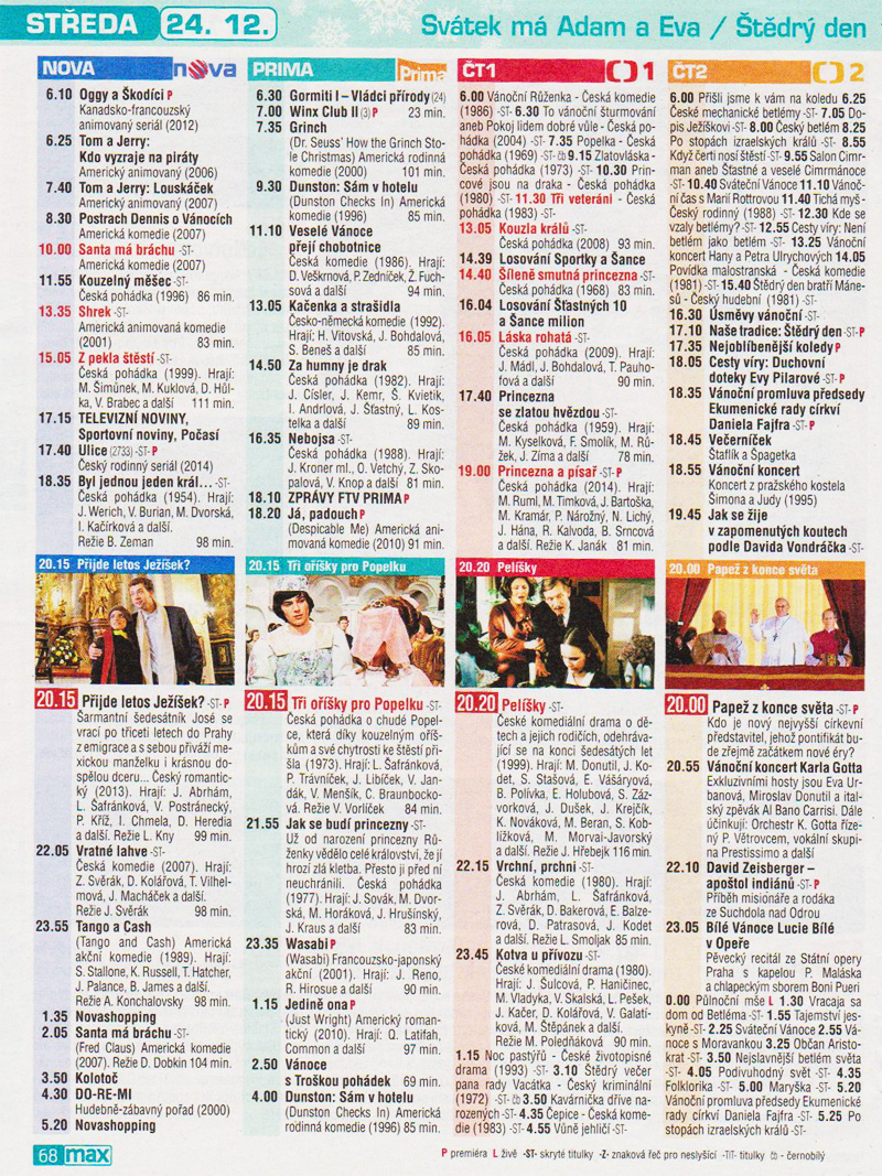 TV Max předplatné - Časopisy - Magaziny.cz